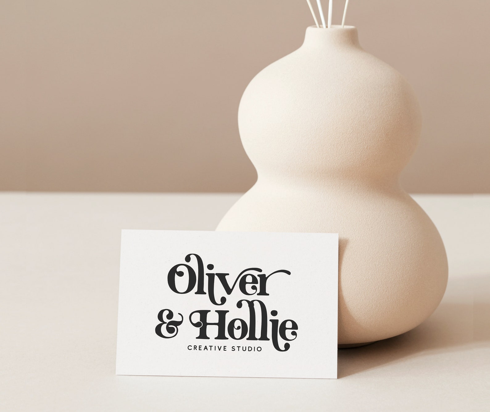 Editable DIY Boho Text Logo Design Instant Download Premade - Etsy