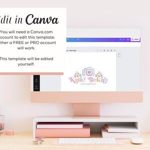 Camera Logo Design Design, Photo Booth Editable Canva Logo Template ...