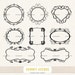 INSTANT DOWNLOAD Clip Art Digital Frames & Labels With Classic Swirls ...