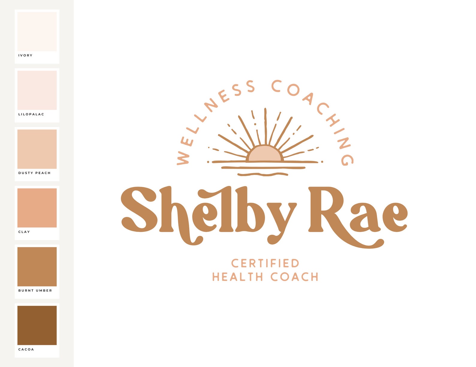 Editable Retro Sun Logo Design Instant Download, Canva Logo Template ...