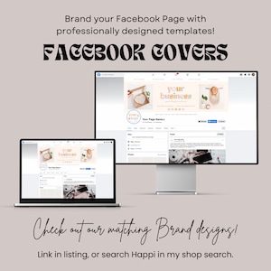 Editable Facebook Covers, DIY Boho Floral Facebook Page Banners ...