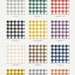 Hand Painted Buffalo Check Patterns, Watercolor Buffalo Check Digital ...
