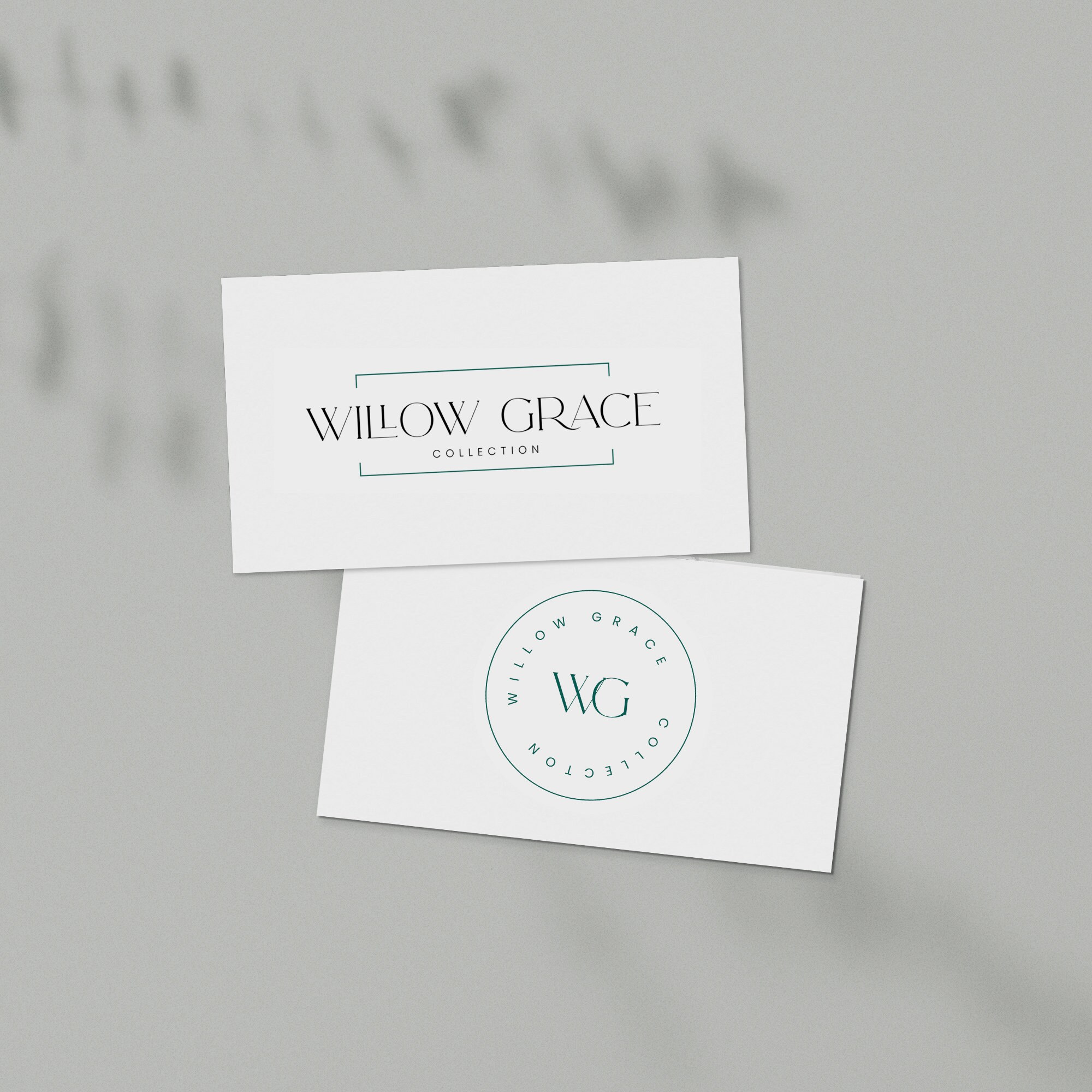 DIY Modern Typography Logo Design Instant Download Premade | Etsy