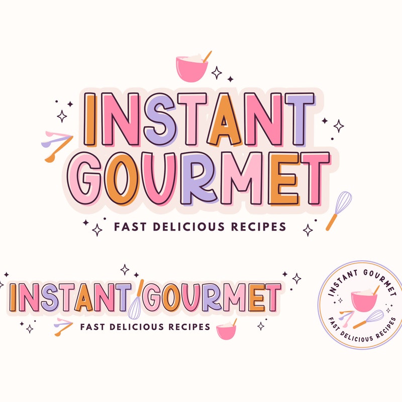 Food Blog Logo - Etsy