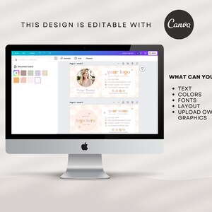 Editable Retro Flower Email Signature, Gmail Outlook, Small Business ...