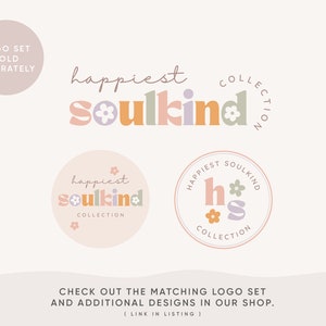 Editable Retro Flower Email Signature, Gmail Outlook, Small Business ...