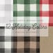 Holiday Hand Painted Buffalo Check Patterns Watercolor - Etsy