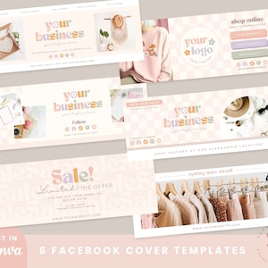 Editable Facebook Covers, DIY Boho Floral Facebook Page Banners ...