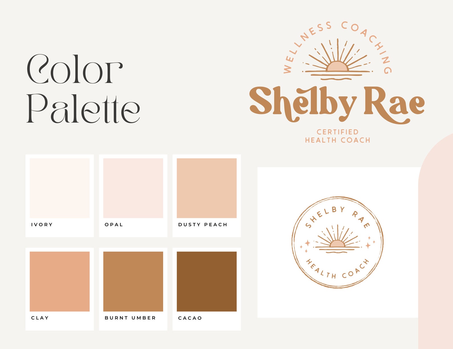 Editable Retro Sun Logo Design Instant Download, Canva Logo Template ...