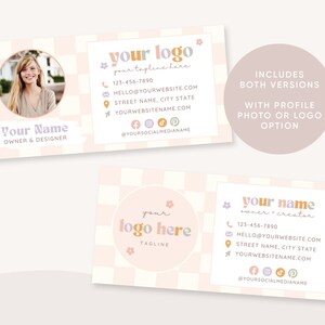 Editable Retro Flower Email Signature, Gmail Outlook, Small Business ...