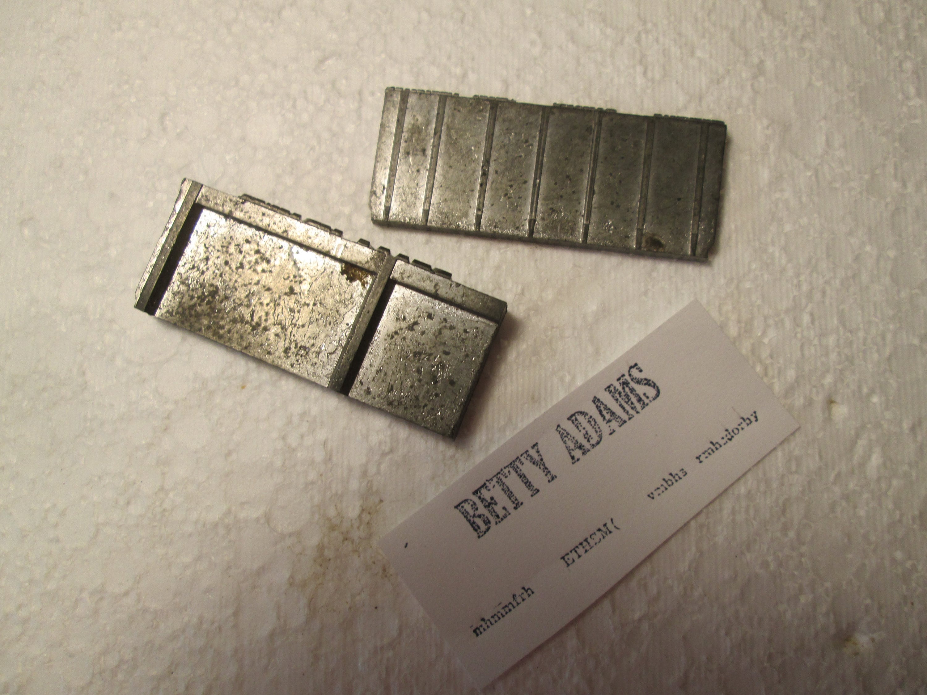 Vintage Type Set, Letter Printing, - Etsy