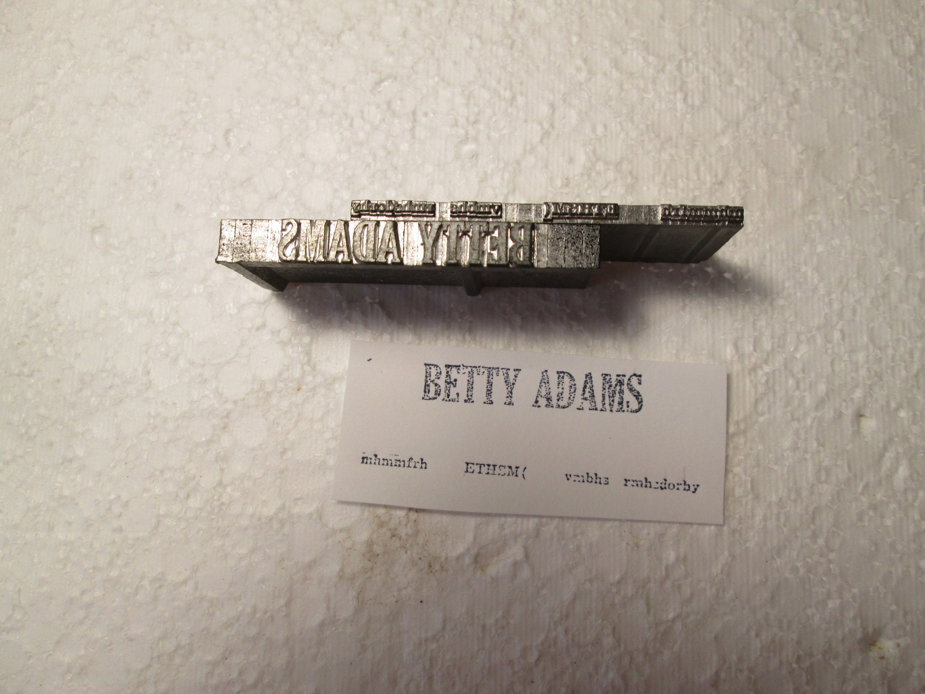 Vintage Type Set, Letter Printing, - Etsy