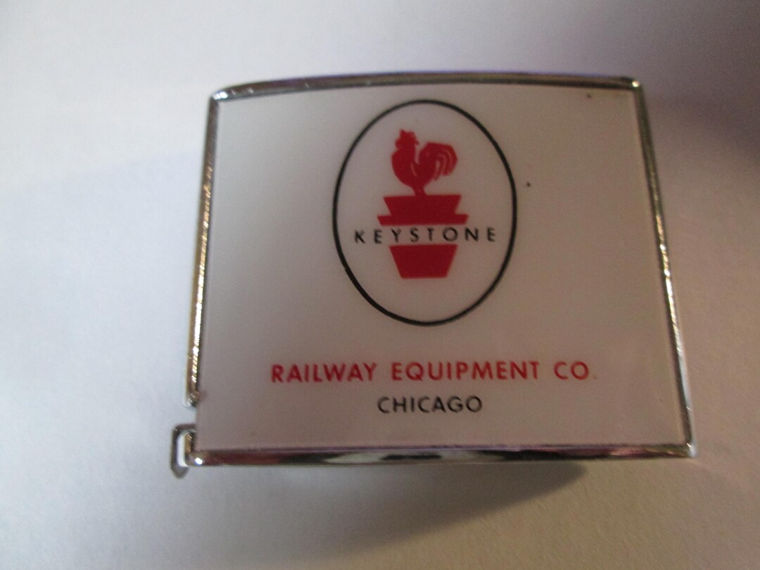Vintage Keystone Advertising Measuring Tape, Railway Equipment Co ...