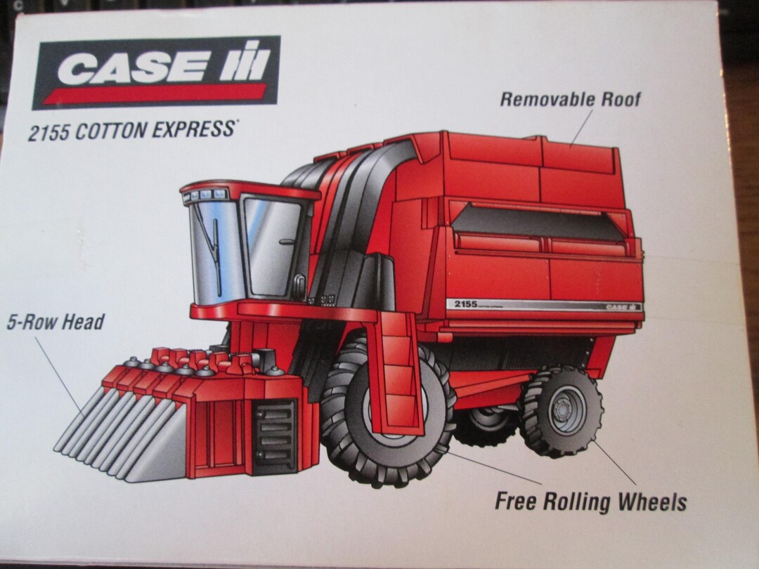 Vintage Case 255 Cotton Express Tractor. Toy Tractor Collectors, 1/64 ...