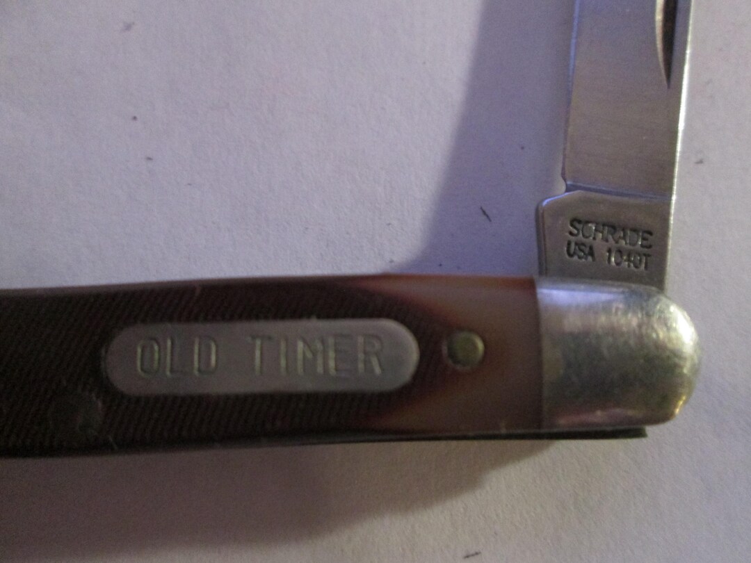 Vintage Schrade Old Timer Pocket Knife, Pocket Knife Collectors, Knife ...