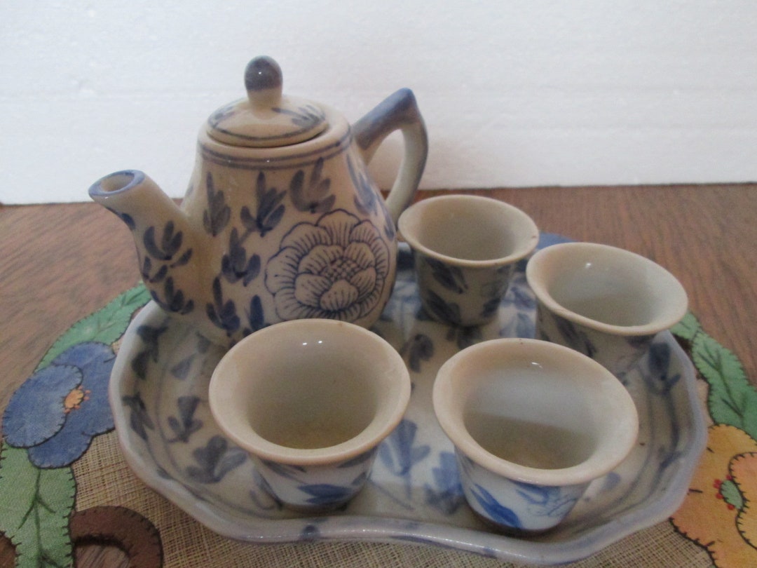 Vintage Miniature Tea Set, Tea Set Collectors, Home Decor, - Etsy