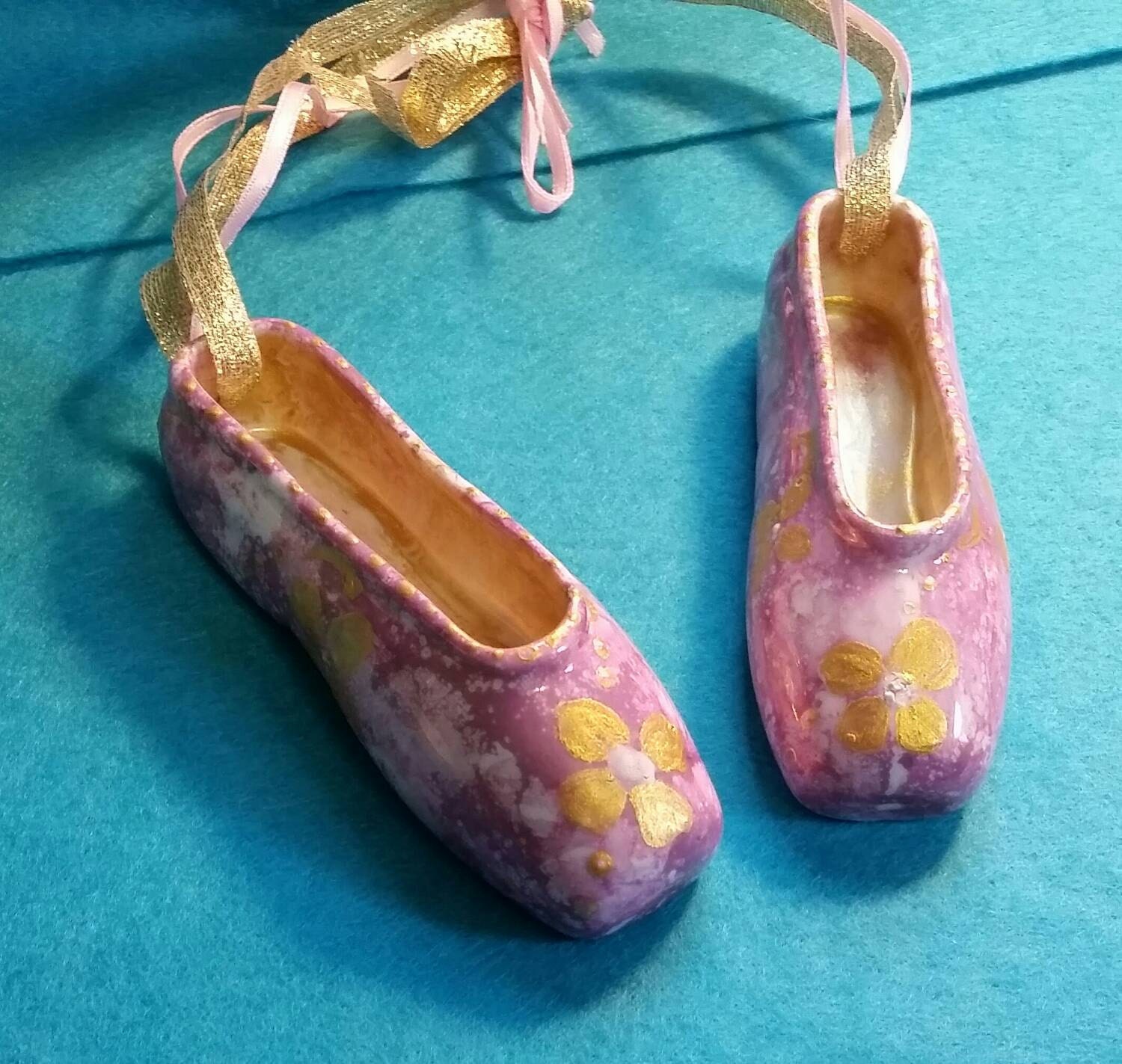 Hand Painted Ballerina Slippers - Etsy