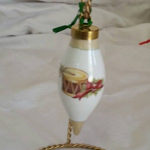 Hand Painted Porcelain Tear Drop Shaped Ornaments - Etsy