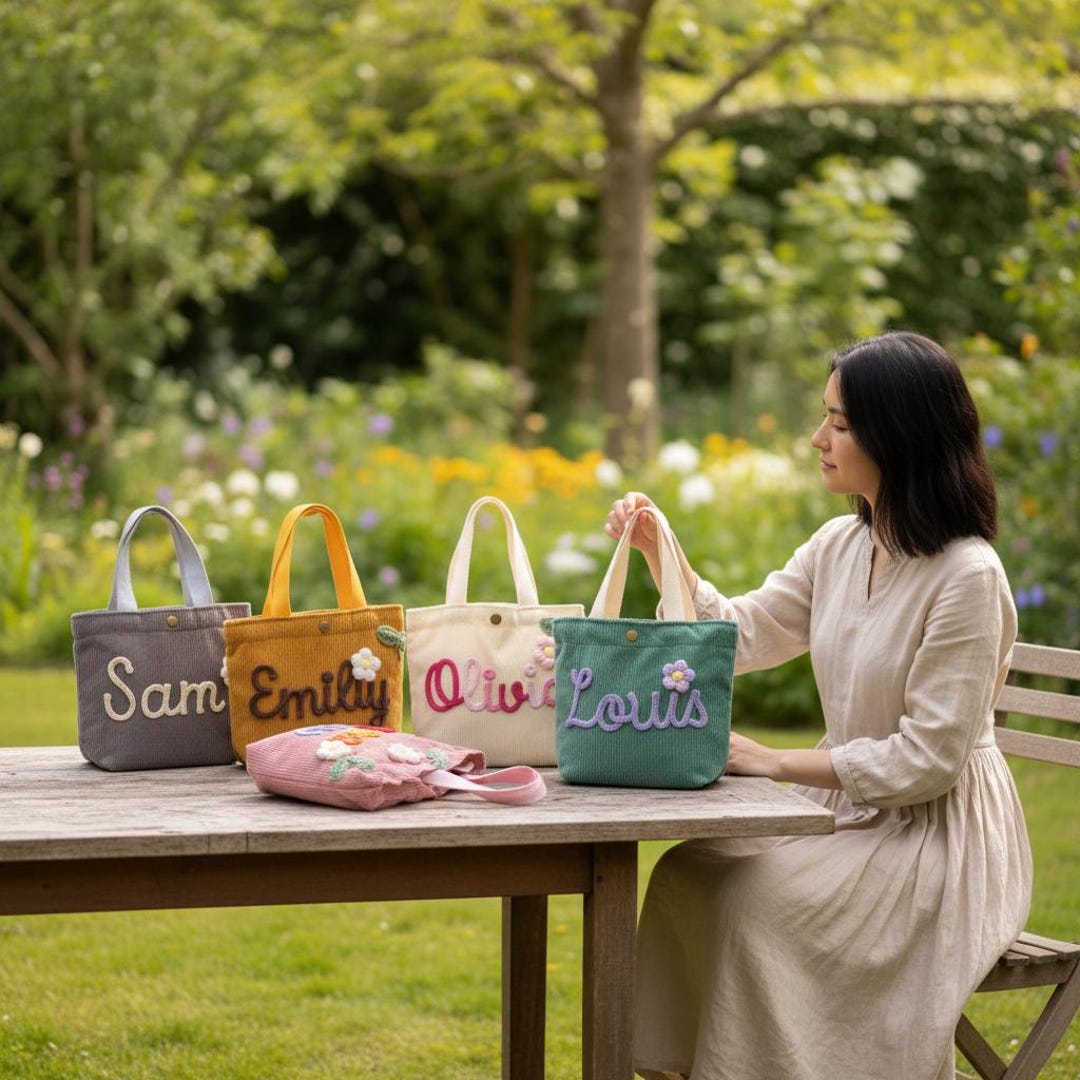 Personalized Name Tote Handbag: Custom Name Tote Handbag, Custom ...