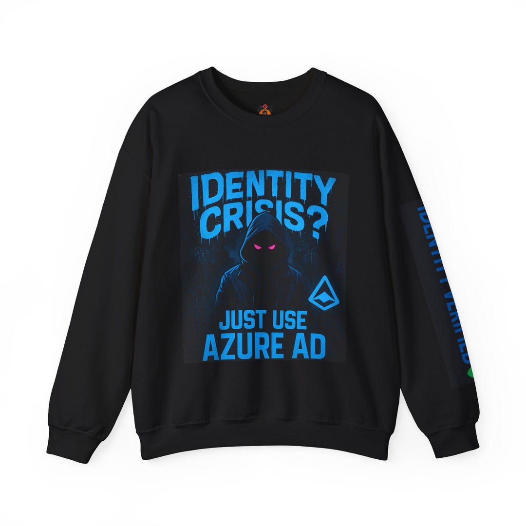 Identity Crisis? Just Use Azure AD | Geeky Cloud Engineer Sweatshirt - Etsy