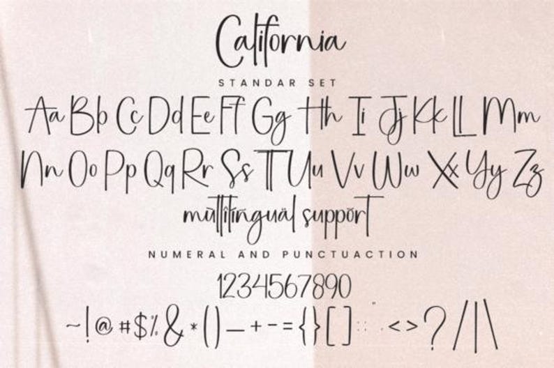 California Font,the California Serif Font - Modern Font, Boho Font ...