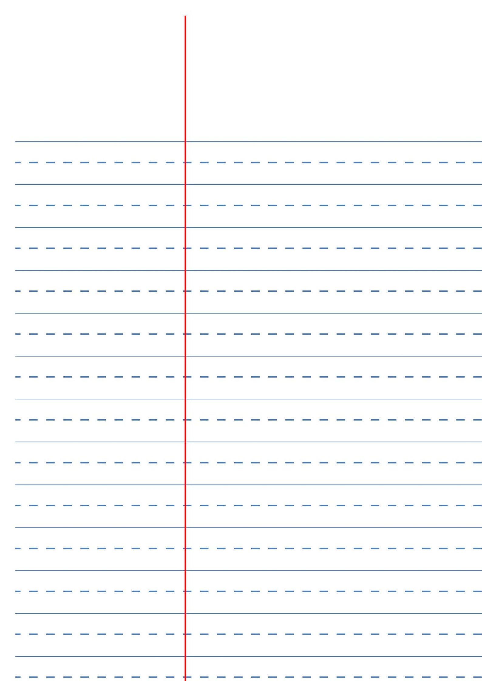 Printable Dotted Halves Handwriting Practice Paper for Australian UK ...