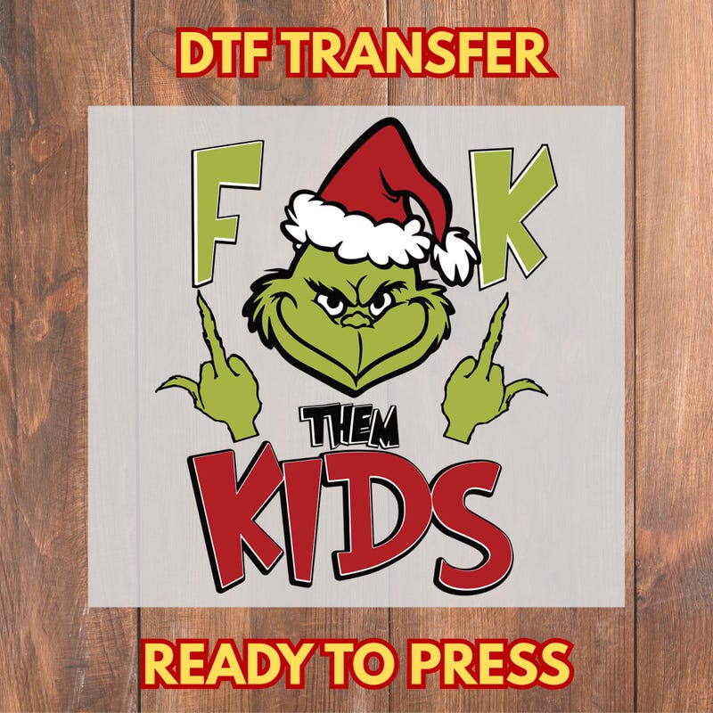 Grinch Hand Middle Finger - Etsy