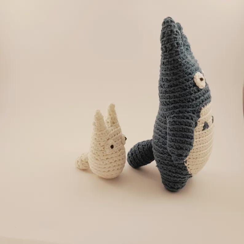 My Neighbor Totoro Crochet Pattern – Amigurumi PDF Tutorial, Totoro ...