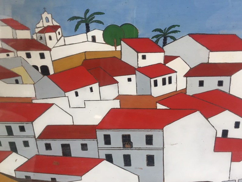 Serrano Original Oil Painting Signed Expressionism Art 1970s | Etsy