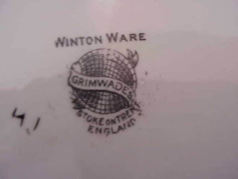Vintage Winton Ware Chamber Pot Bowl Grimwades Stoke on Trent England ...