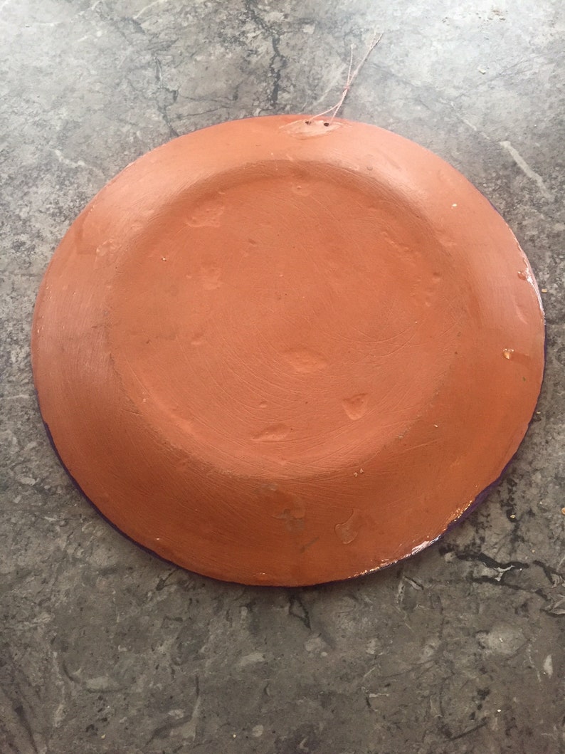 Vintage Latin America Pottery Plate Wall Decor Mexico or Peru - Etsy