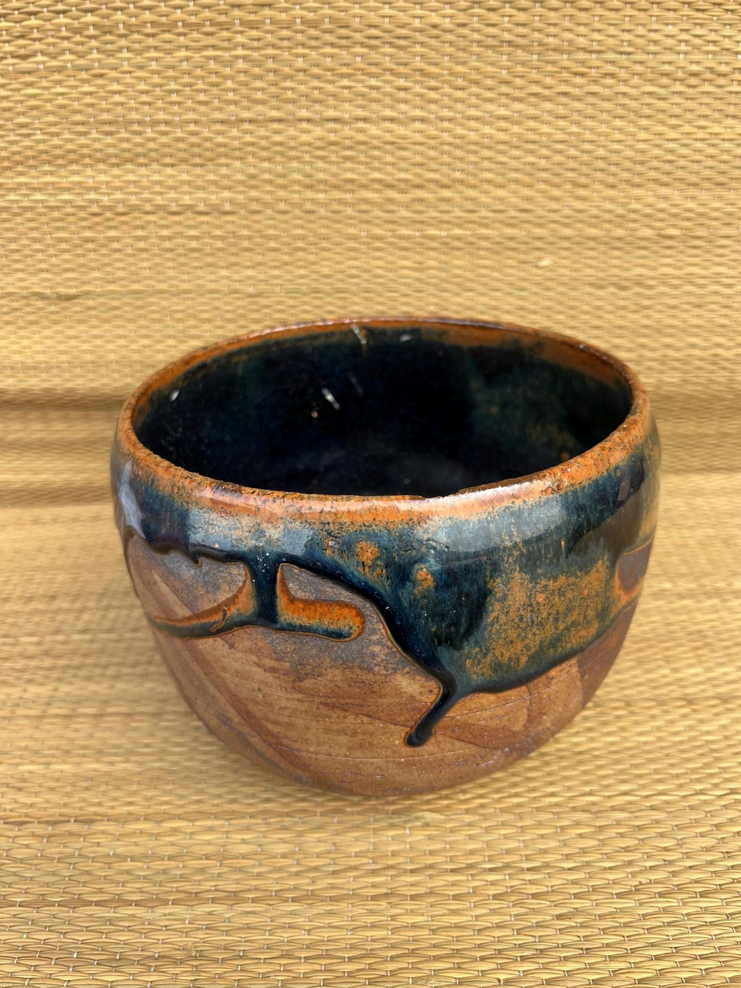 Vintage Art Pottery BOWL Signed Witherspoon - Etsy