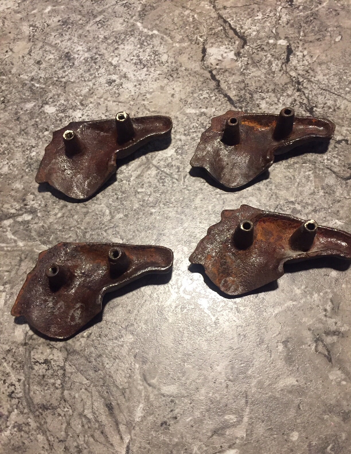 4 Vintage Cast Iron Horse Head Drawer Pulls Cabinet Pulls - Equestrian ...