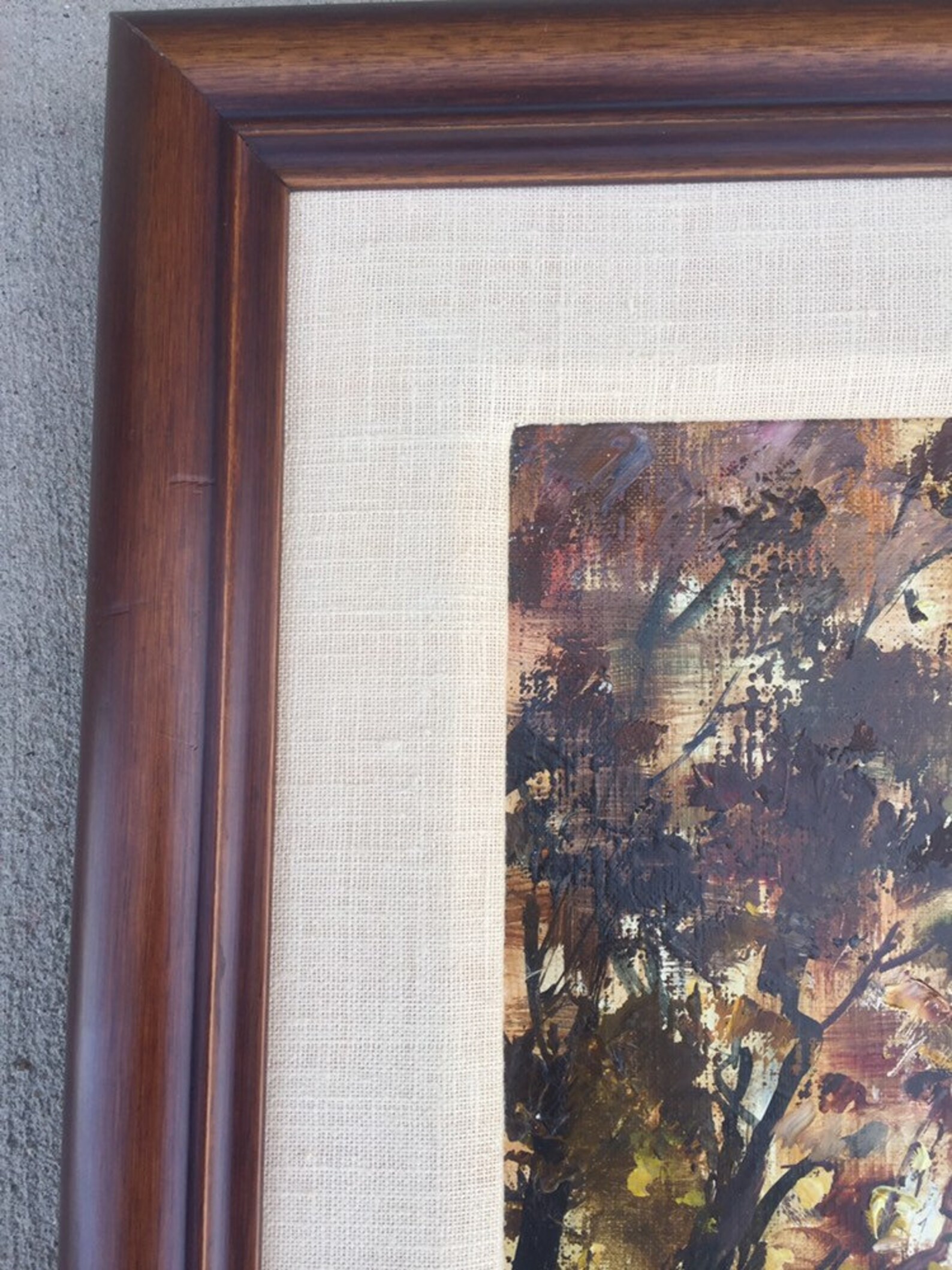 Fine Vintage J WARNER ORIGINAL Oil Painting Expressionist Paris Bridge ...