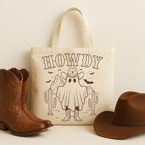 Howdy Ghost PNG | Western Halloween Cowboy Ghost Clipart | Spooky ...