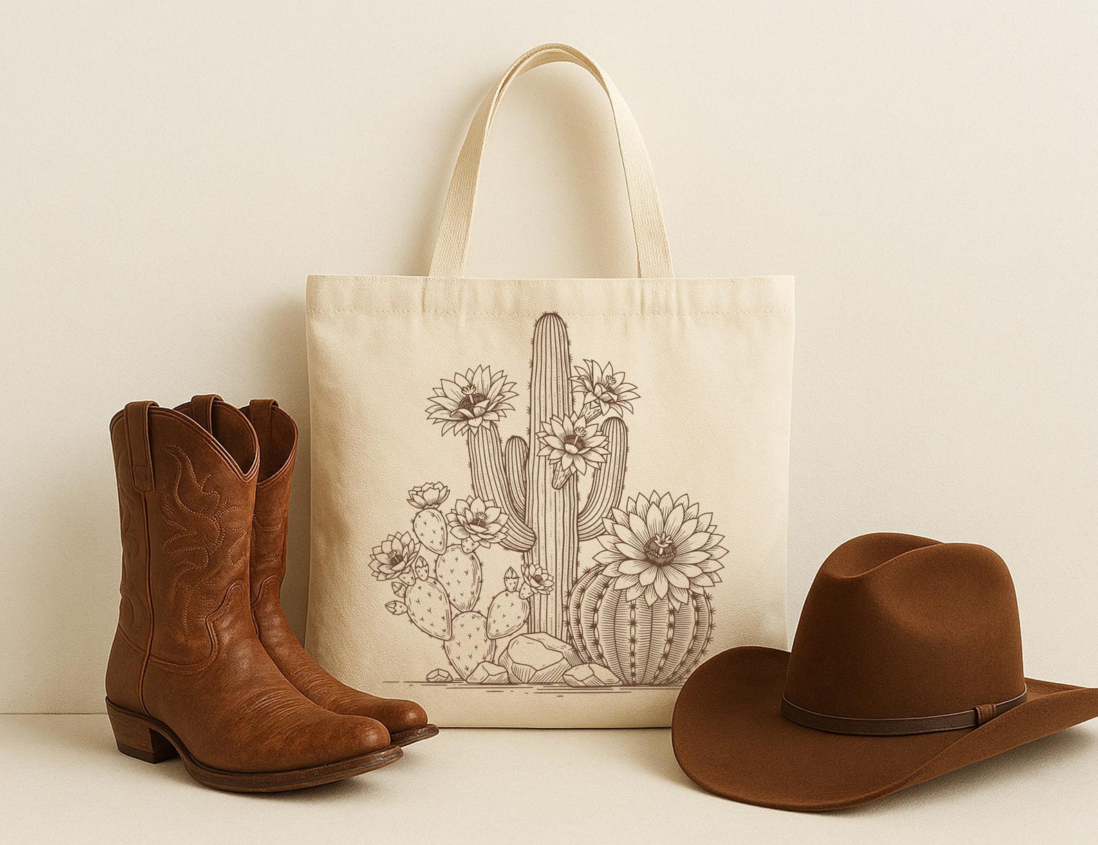 Cactus SVG PNG | Desert Succulent Sublimation Design | Boho Western ...