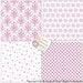 Pink Glitter Digital Paper, Faux Glitter Backgrounds Bling With Hearts ...