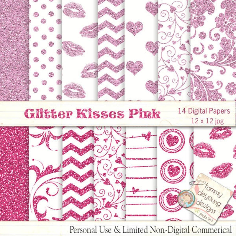 Glitter Chevron - Etsy