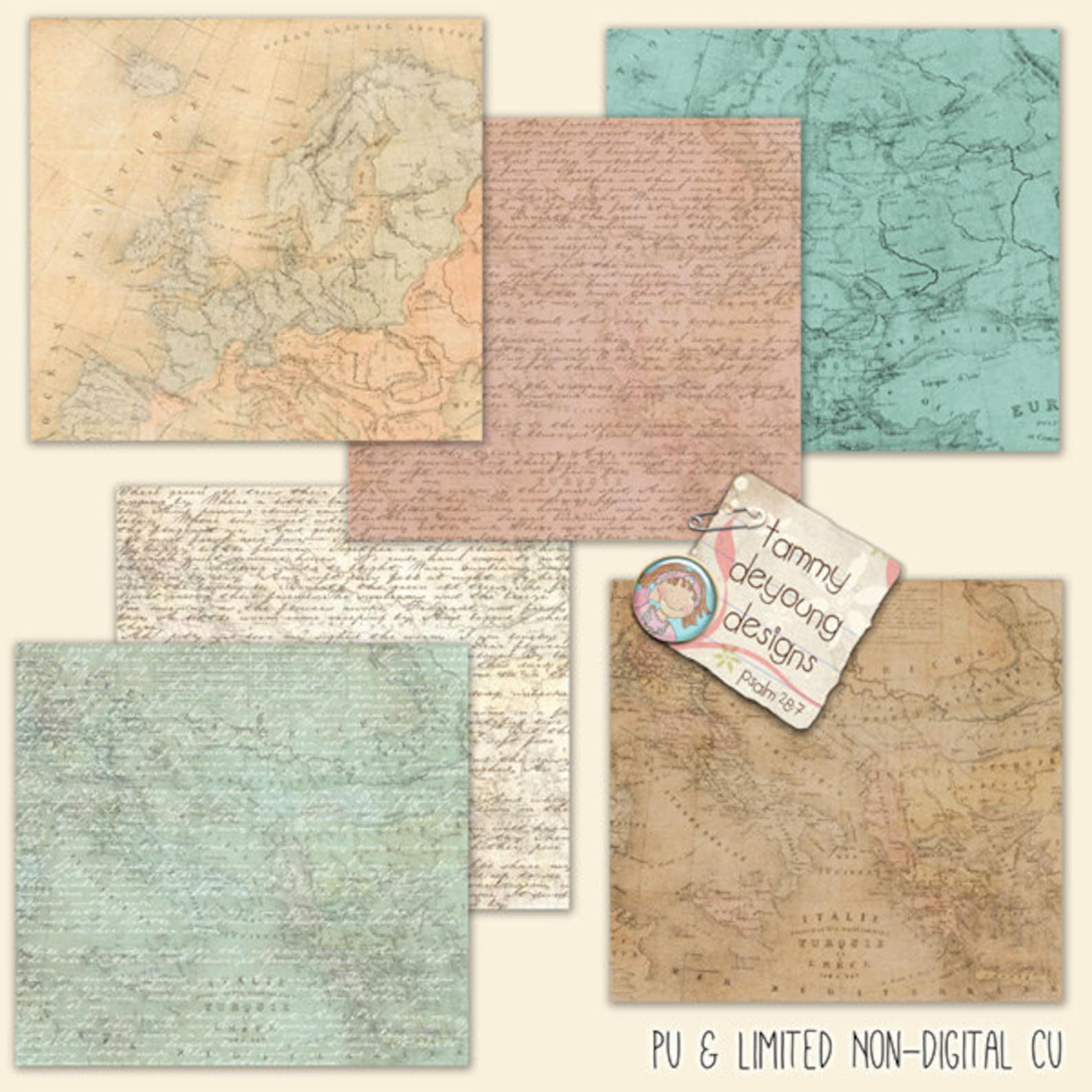 Map Digital Paper old World Map Paper Printable Maps Shabby - Etsy