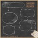 Halloween Chalkboard Clip Art, Spooky Halloween Images, Digital ...