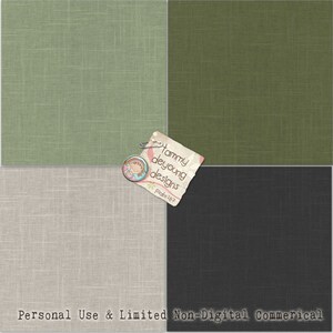 Fall Digital Papers *fall Linen Papers* Textures in Autumn Orange ...