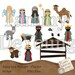 Nativity Clip Art Christmas Clip Art Digital Holiday Images - Etsy