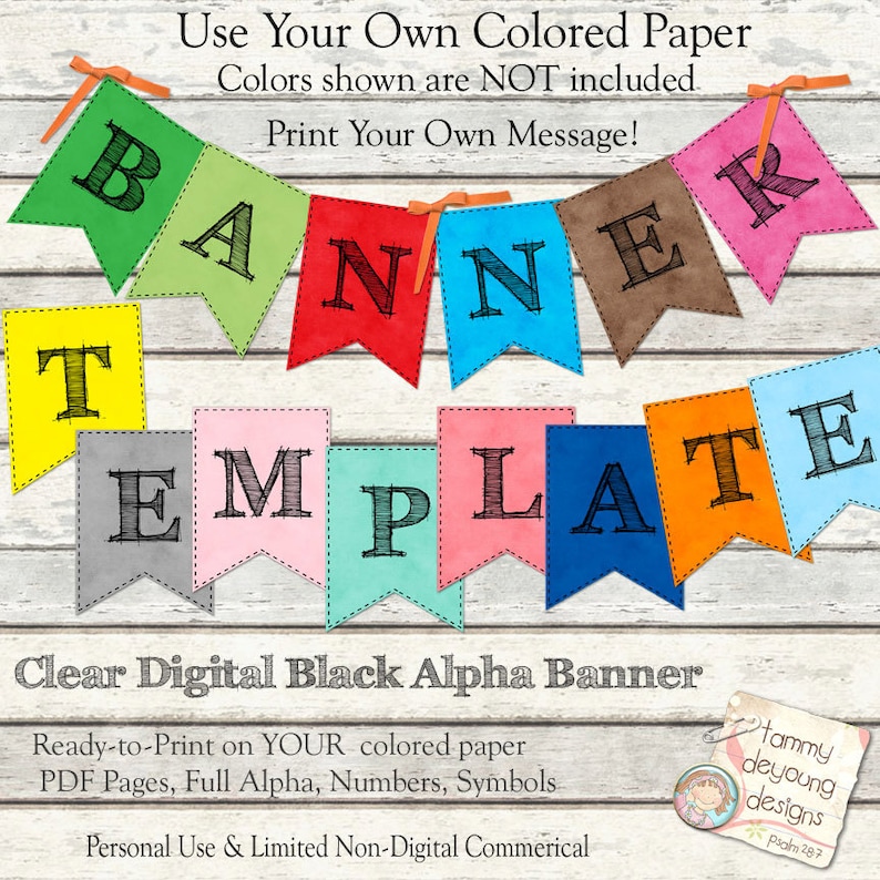 Printable Party Banner Rainbow Classroom Alphabet Pennants - Etsy