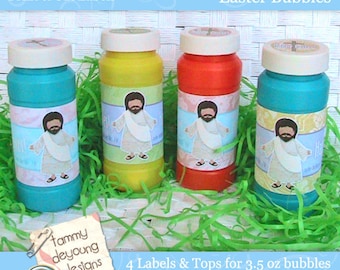 Religious Easter Basket Party Favors Christian Printable | Etsy