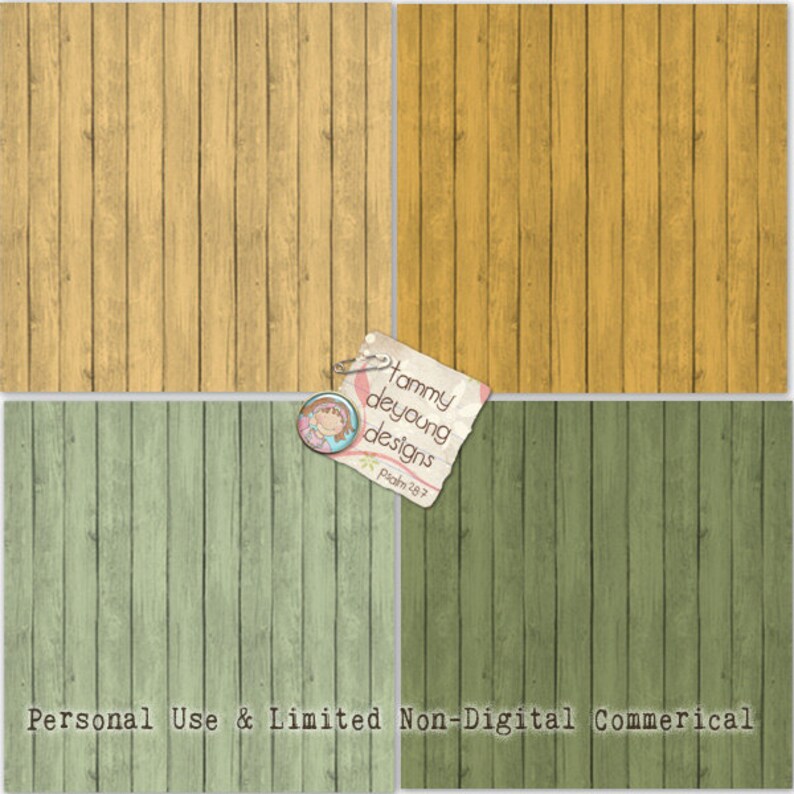 Wood Digital Paper *autumn Wood Patterns* Fall Wood Patterns in Orange ...