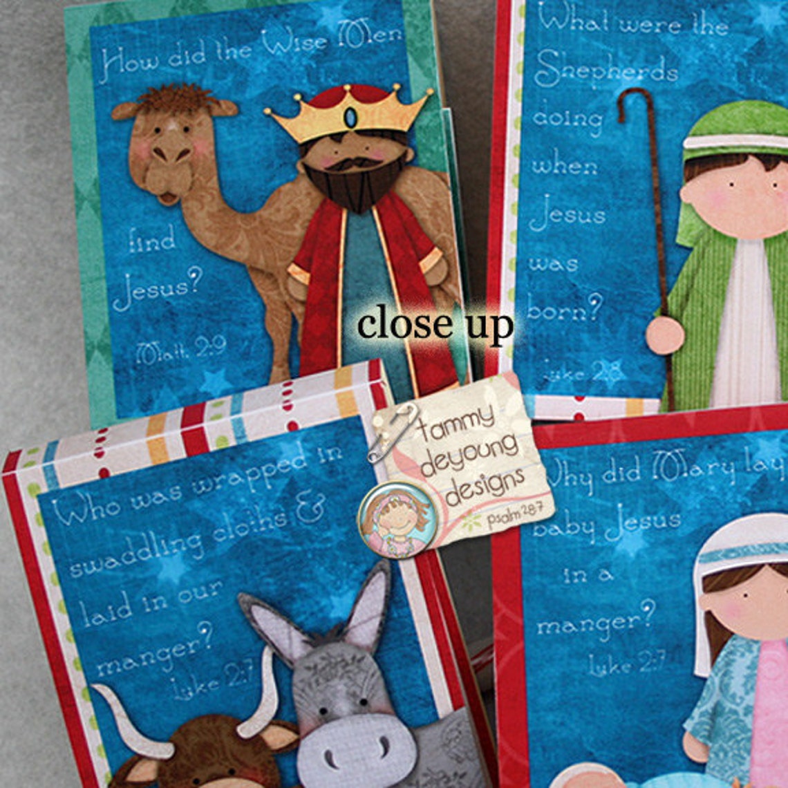 Nativity Christmas Party Favors Kids Christmas Candy Holders | Etsy