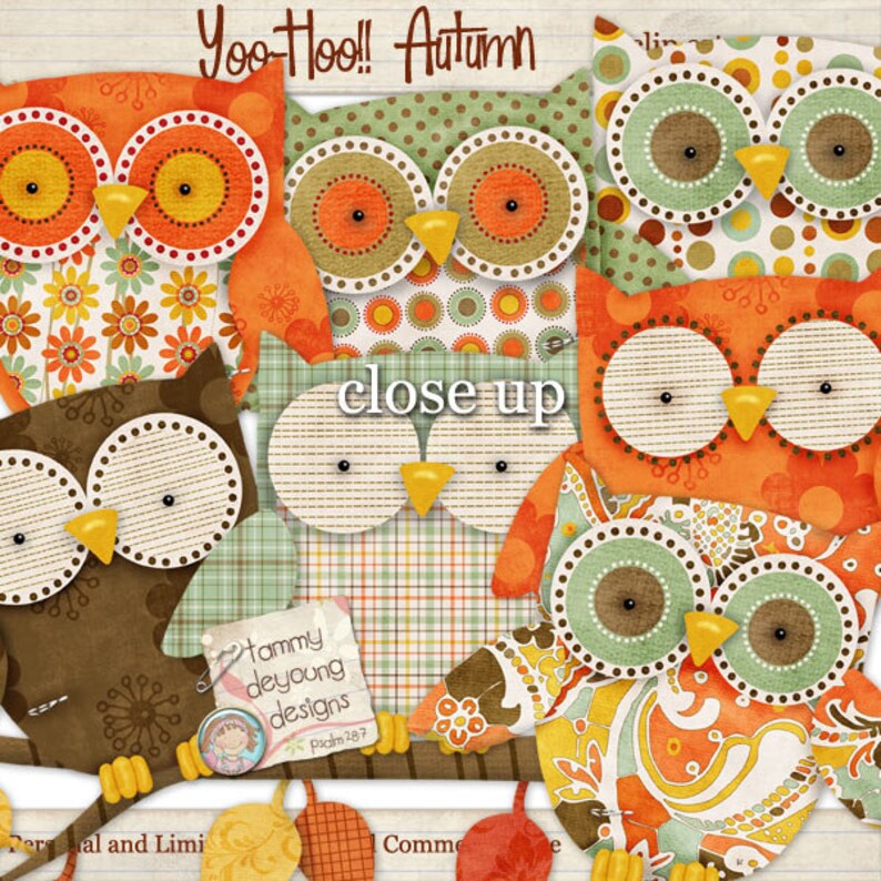 Boho Owls Clip Art Fall Clip Art Owls Nursery Art - Etsy