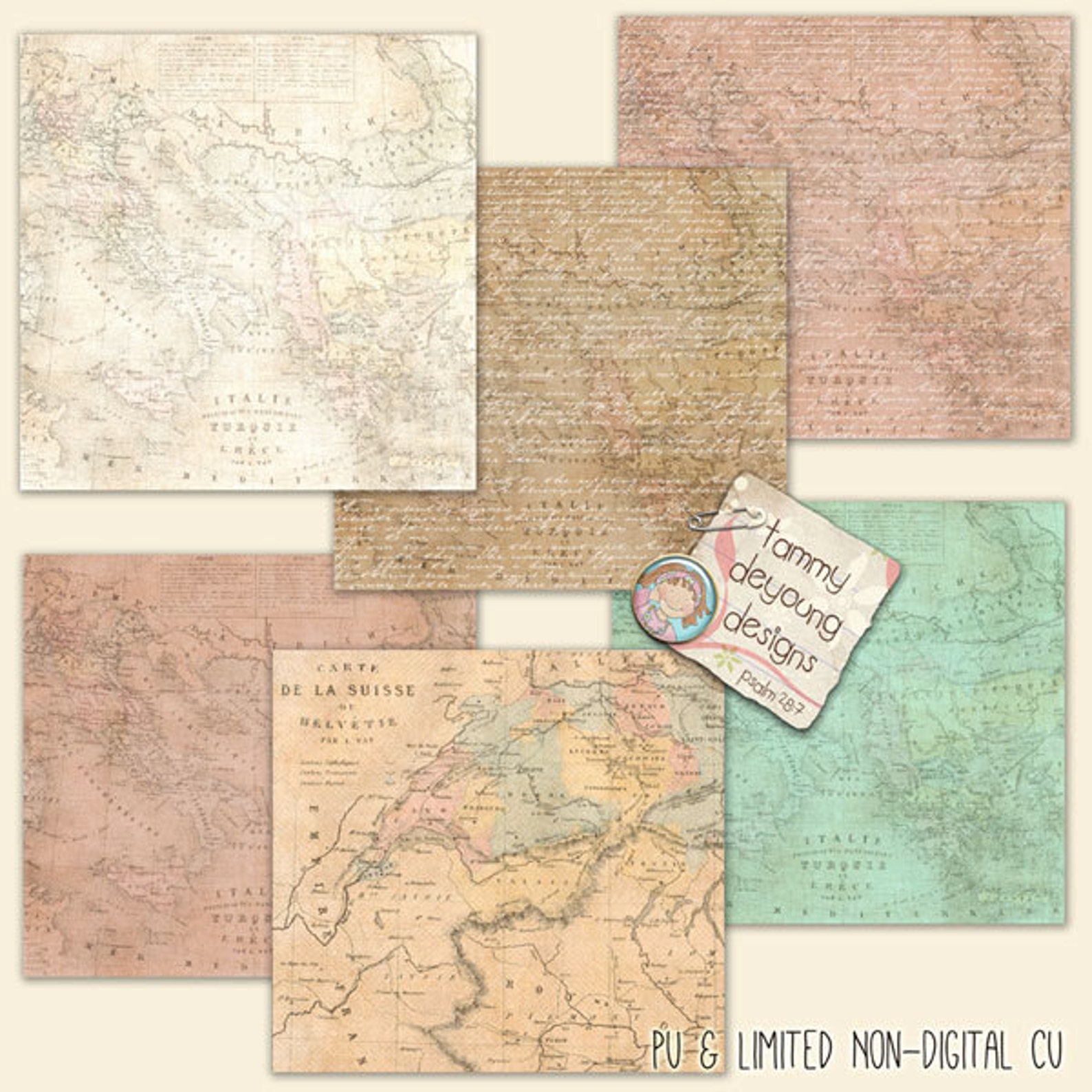 Map Digital Paper old World Map Paper Printable Maps Shabby - Etsy