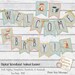 Woodland Animal Banner, Digital Alphabet Garland Woodland Baby Shower ...