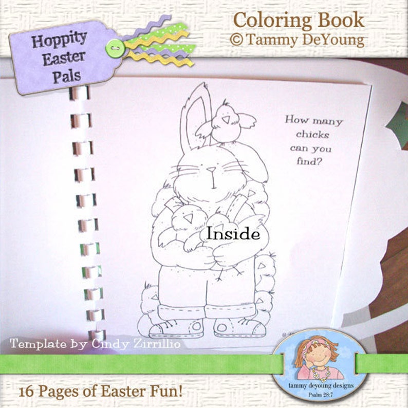 Easter Coloring Pages Instant Download Easter Activity for - Etsy